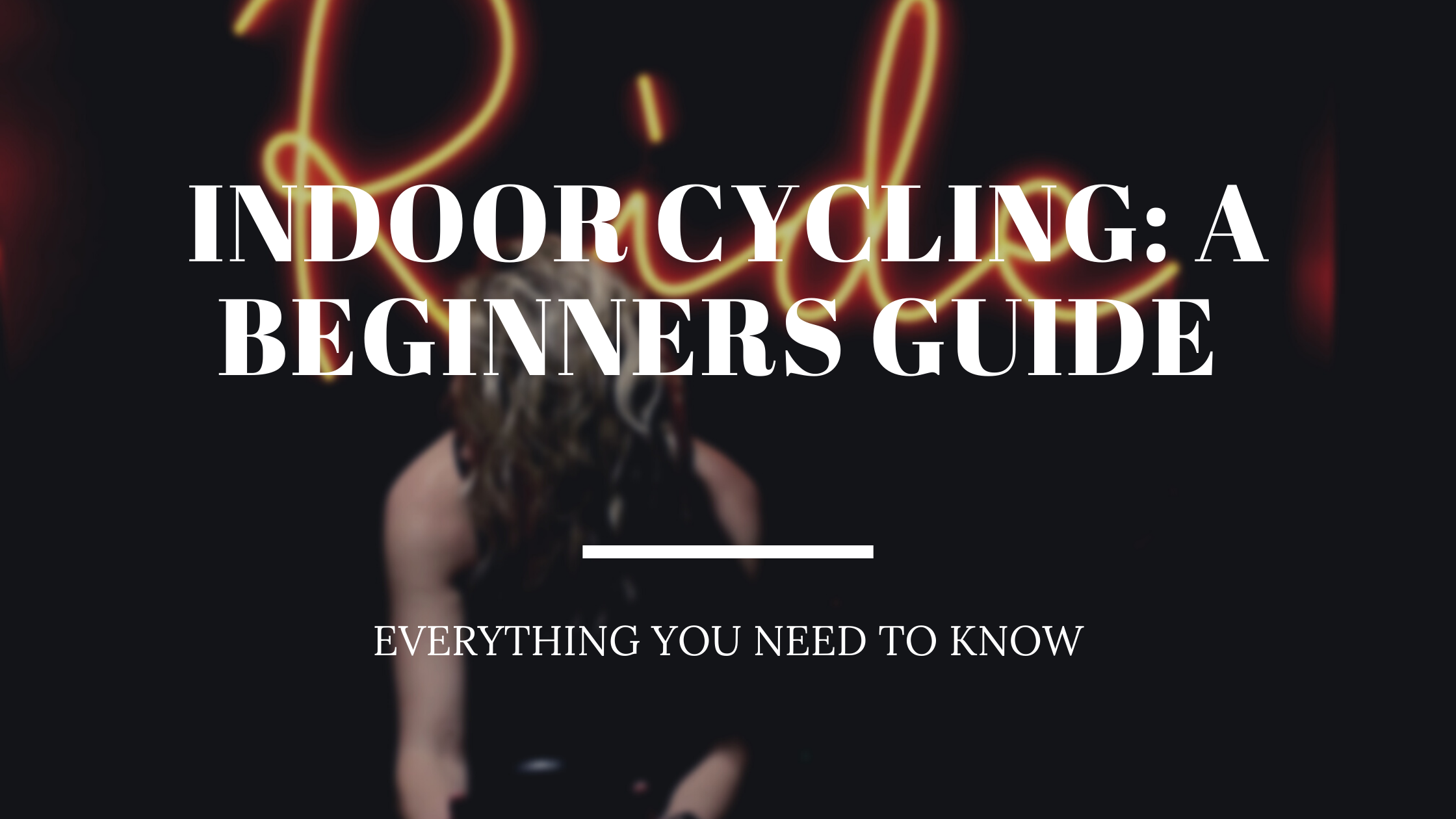 Indoor Cycling: A Beginners Guide (Everything You Need to Know ...